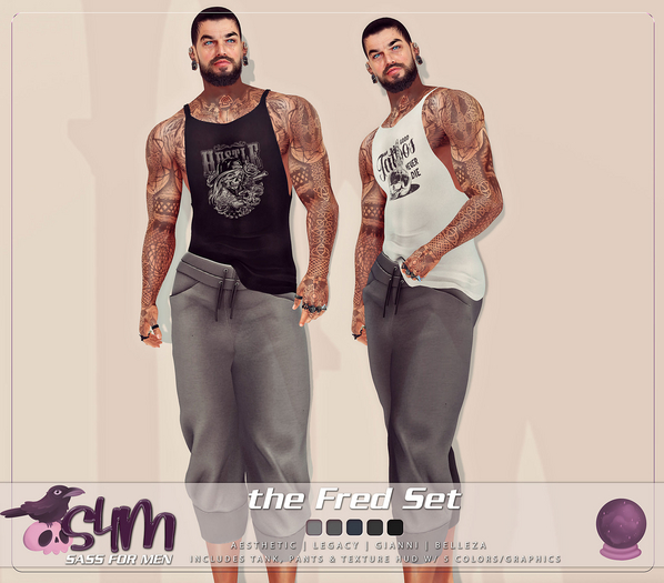 Second Life Marketplace - S4M [Fred Set] ★ Aesthetic ★ Belleza ★ Gianni ...